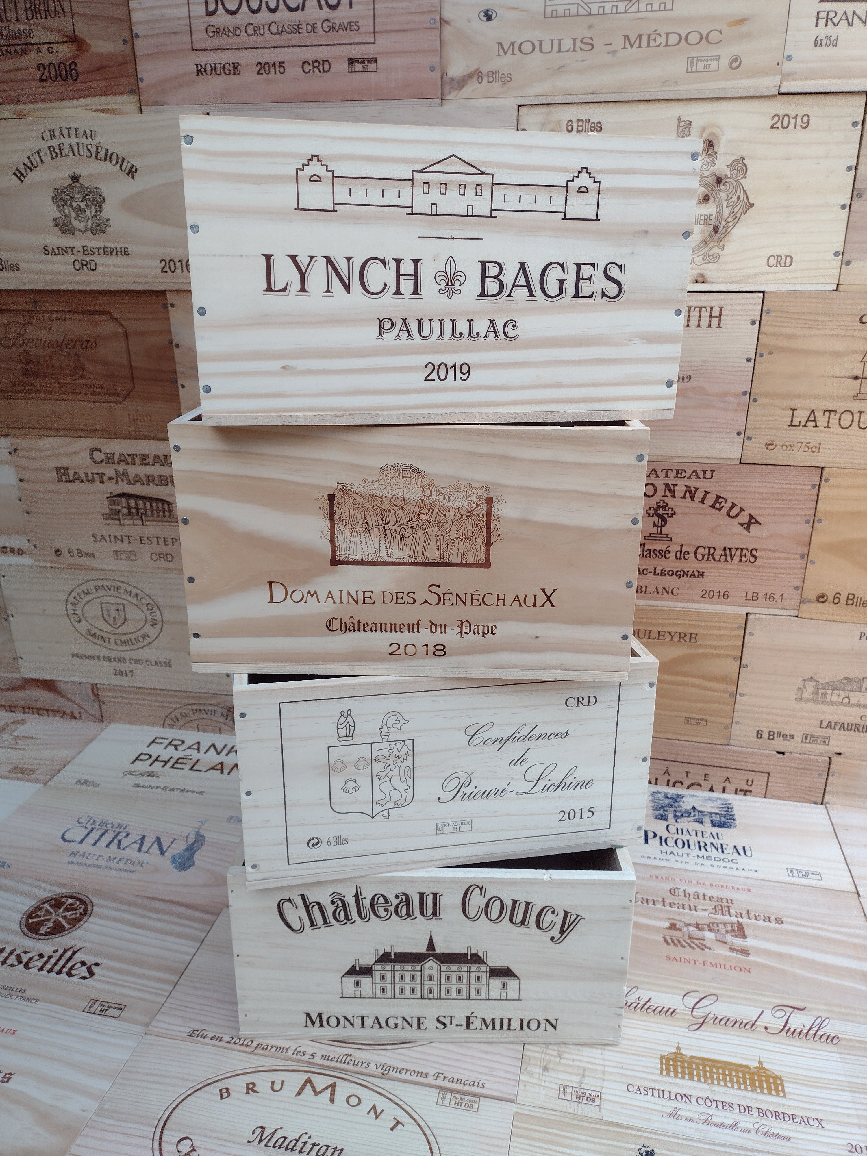 Popular Sizes – Wooden Wine Boxes