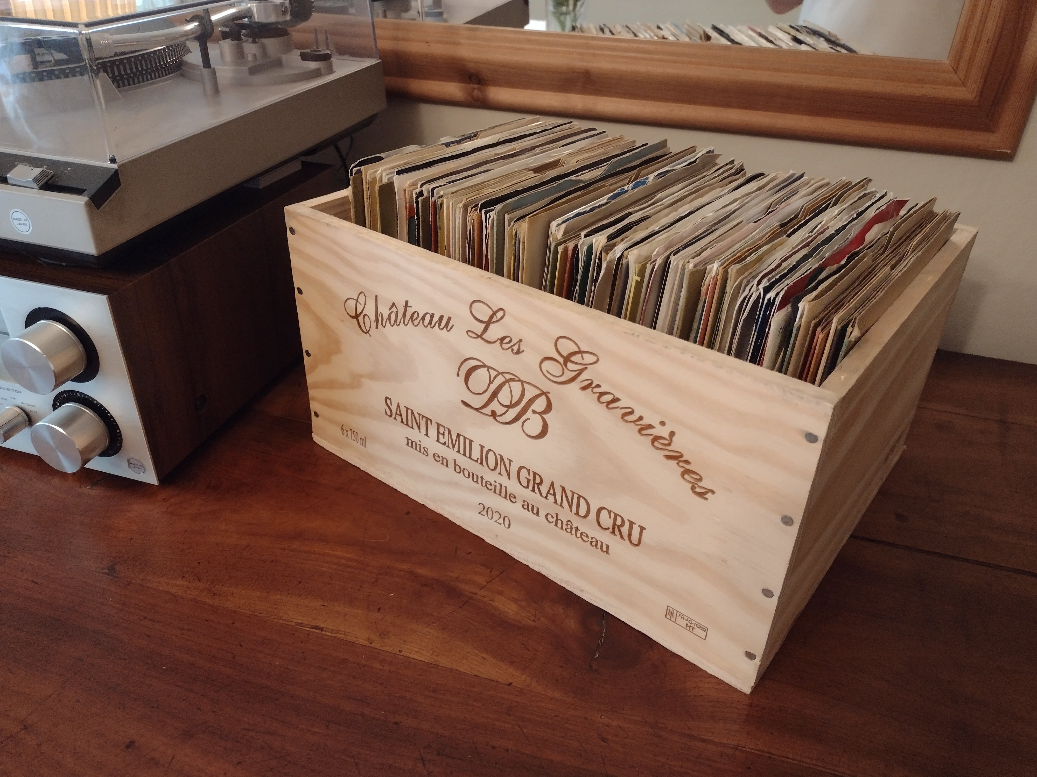Vinyl Storage Boxes for 7" Singles – Wooden Wine Boxes