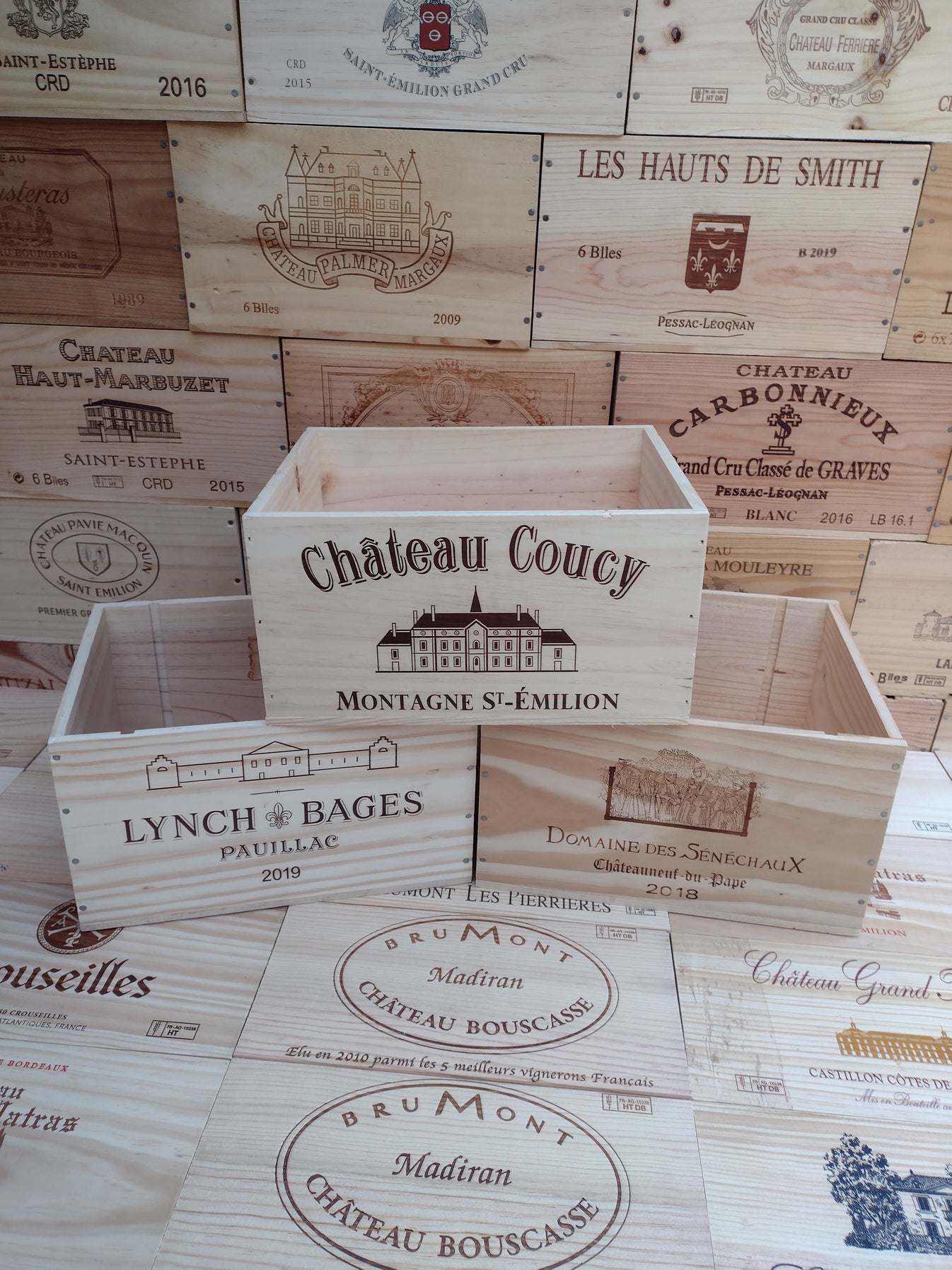 6 Bottle Boxes – Wooden Wine Boxes